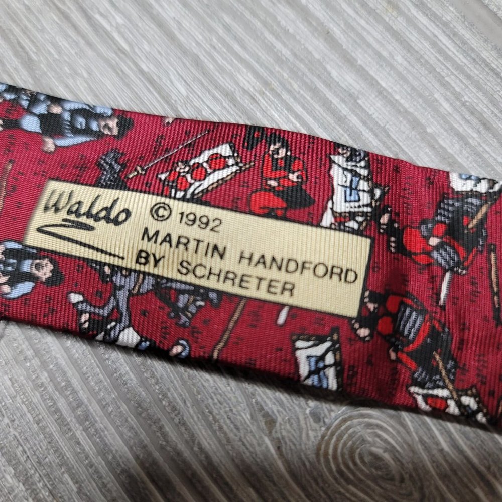 Wheres Waldo 1992 Martin Handford Schreter Necktie An… - Gem